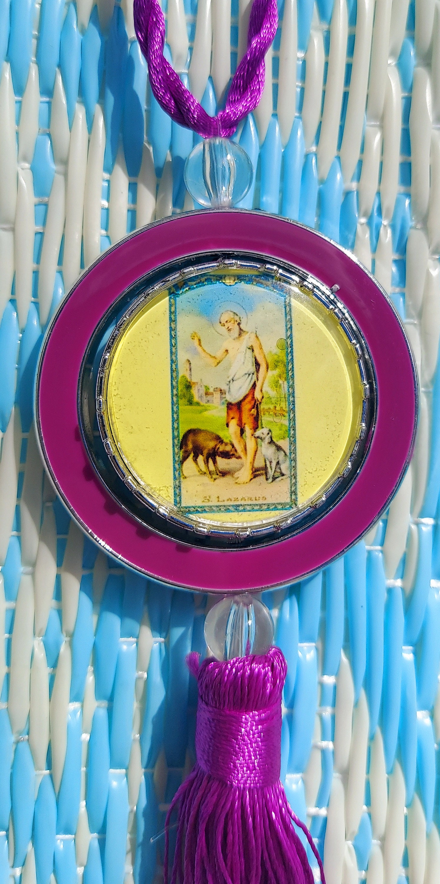 Saint Orisha Car Mirror Pendants Caridad Oshun Shango Sta Barbara ...