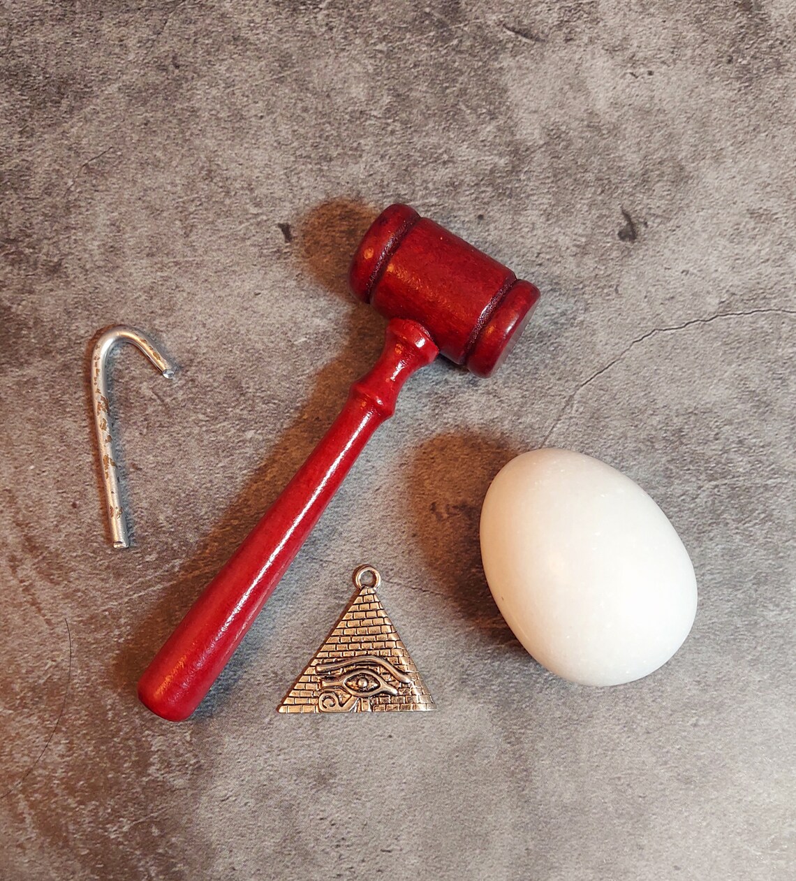 Agidai Osun Herramientas for Orisha Funfun Obatala Ocha Sopera Oshanla ...