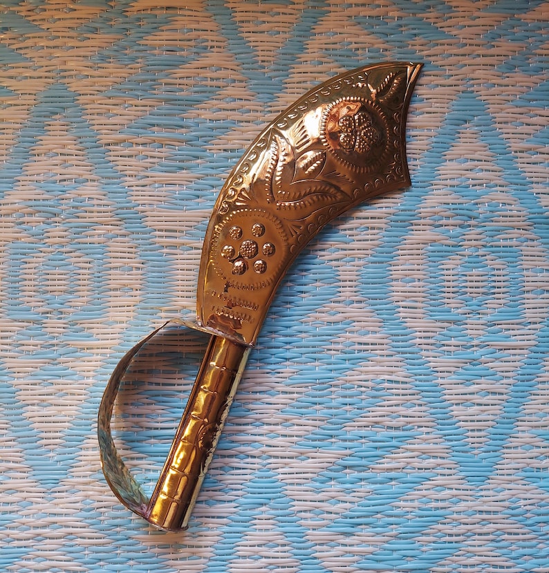 Oshun Brass Ada Logun Ede Yoruba Cutlass Oshun Brass Tool Osun Corona ...