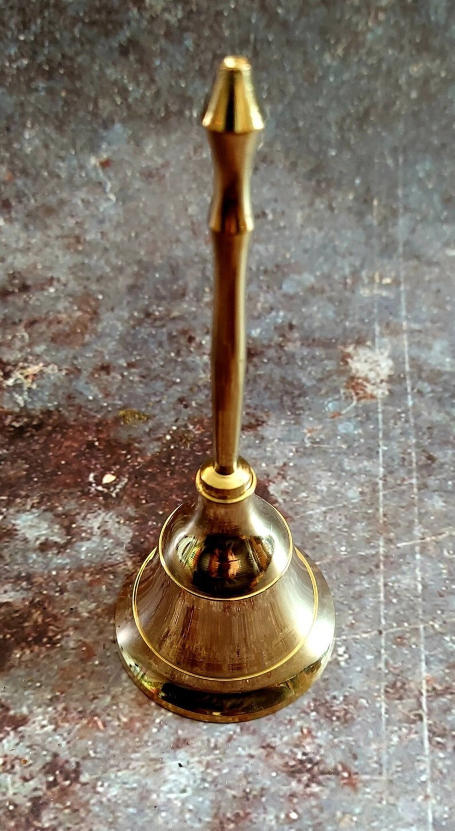 Brass Oshun Bell 4 Inches - for Yoruba Orisa Goddess, Polished Campana ...