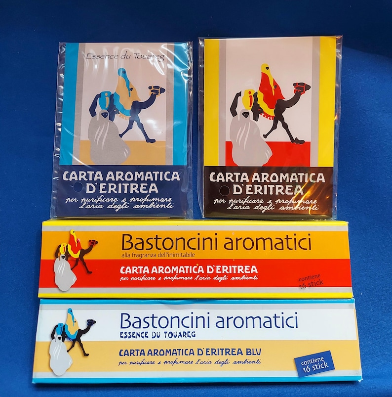 Carta Aromatica Italian Incense Paper, Handmade Incense Strips Original ...