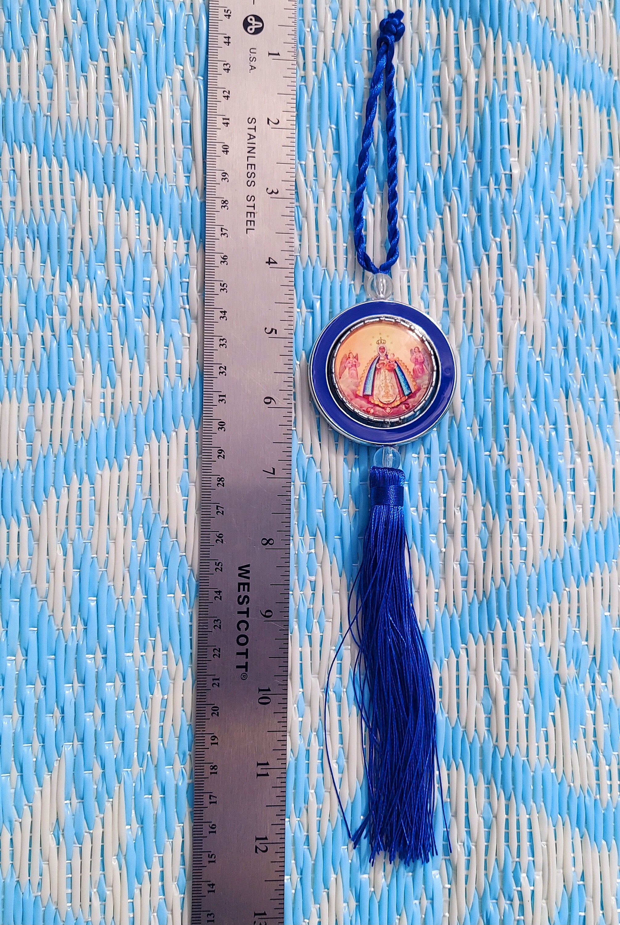 Saint Orisha Car Mirror Pendants Caridad Oshun Shango Sta Barbara ...