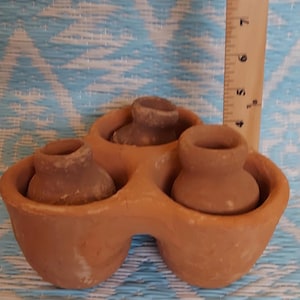 Marassa Vodou Clay Altar Twins PLAT MARASSA 3 BOUCHES Lwa Loa Vodun ...