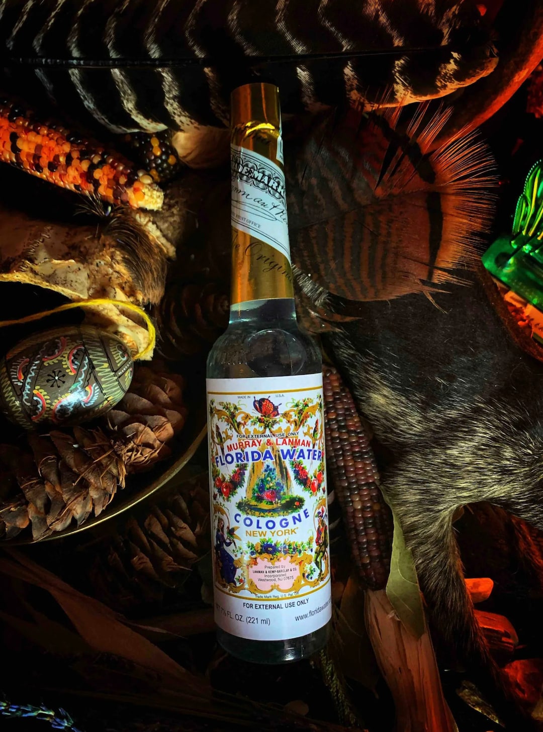 Original FLORIDA WATER by Murray & Lanman Spiritual Cleansing Espiritismo Cologne Colonia Agua ...