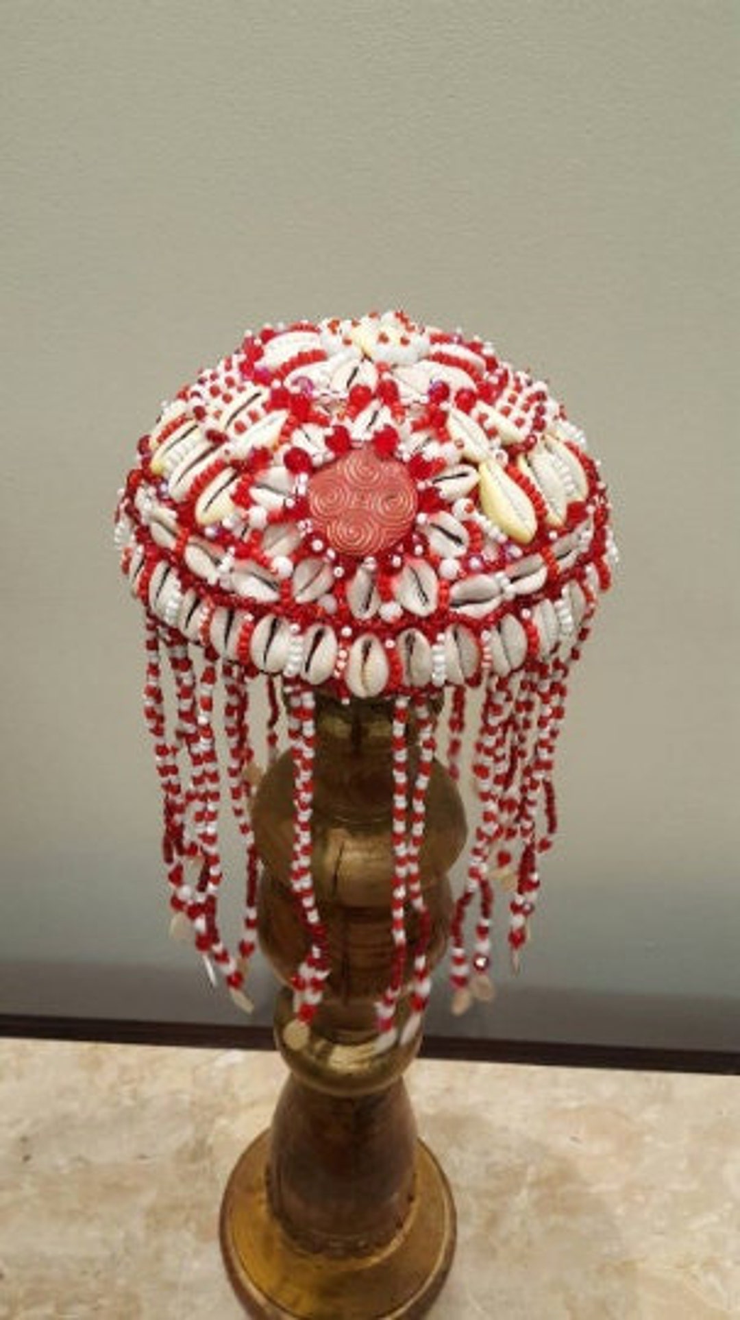 Dada Crown Bayani Shango Sango large Unique Hand Made Yoruba Orisa ...