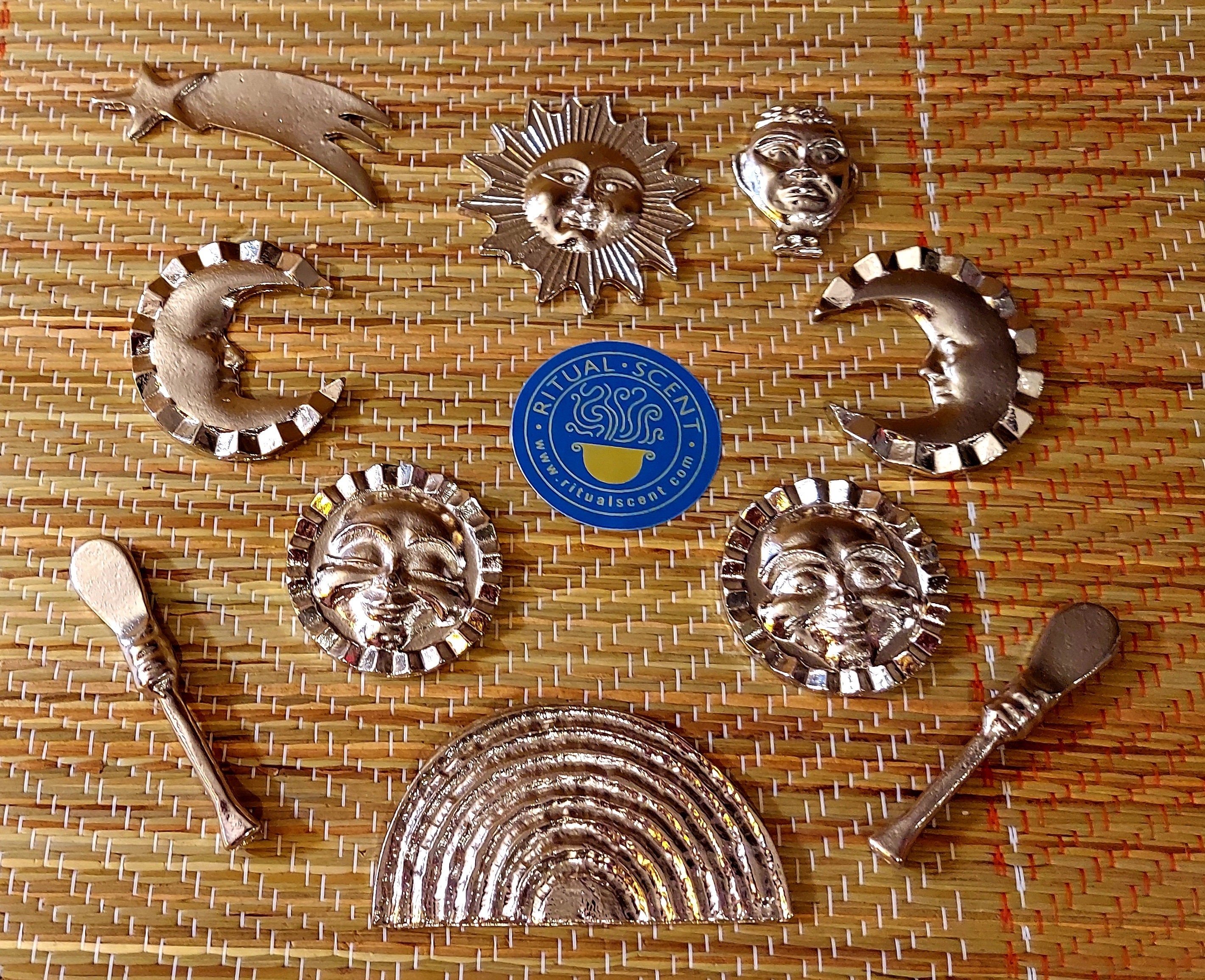 Ananagu Metal Orisha Tool Set Annanagume Olokun Olosa Iroko Dada Ocha ...