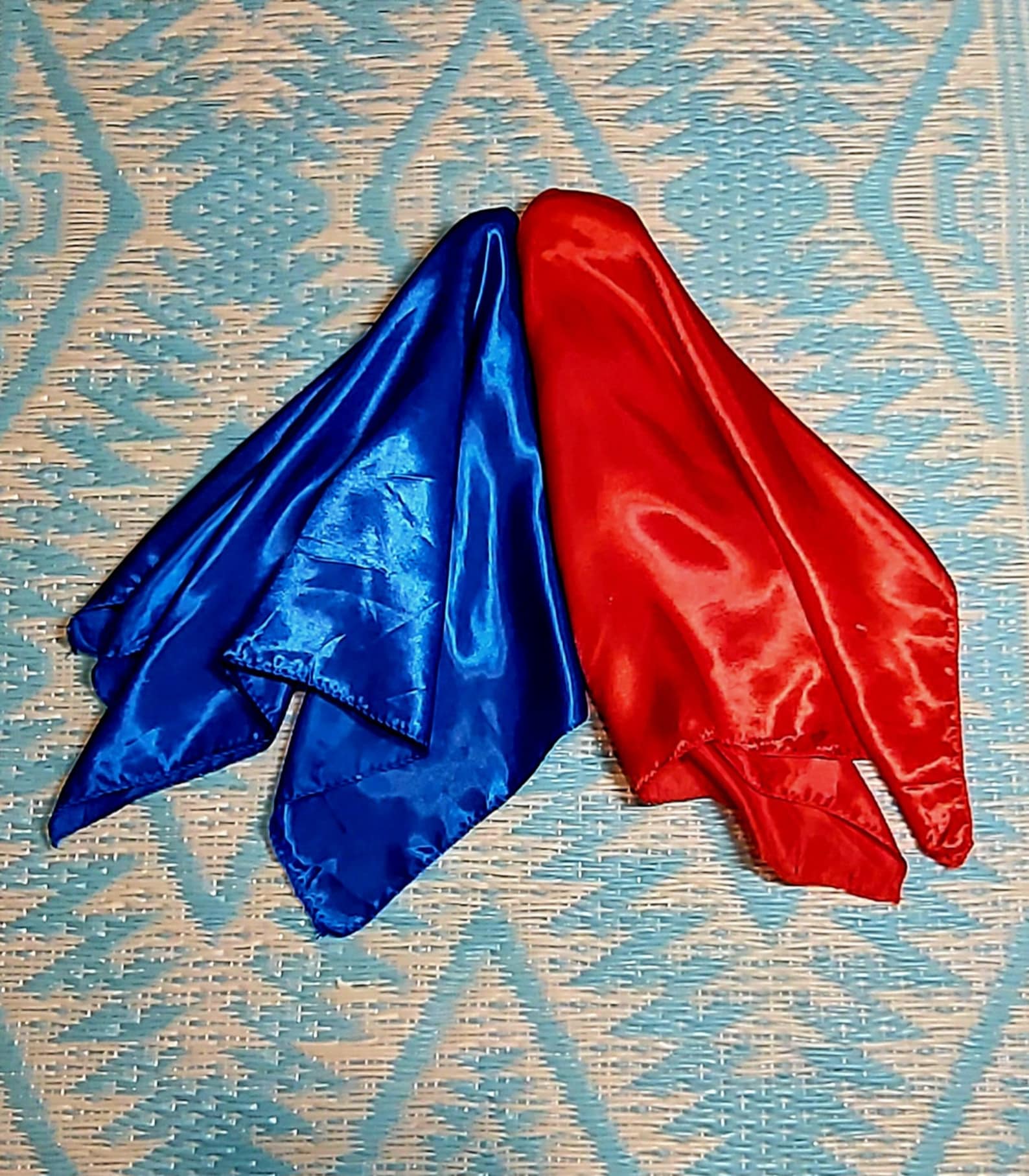 Mouchwa Vodou Scarf for the Lwa Loa Haitian Vodun Spirit Satin Silk ...
