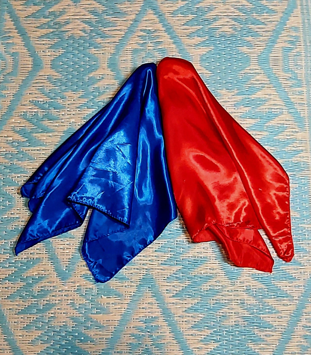 Mouchwa Vodou Scarf for the Lwa Loa Haitian Vodun Spirit Satin Silk ...