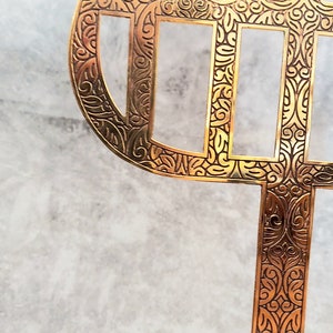 Brass Orisha Iroko Staff Ceiba Tempo Loco Orisa Yoruba Lucumi Santeria ...