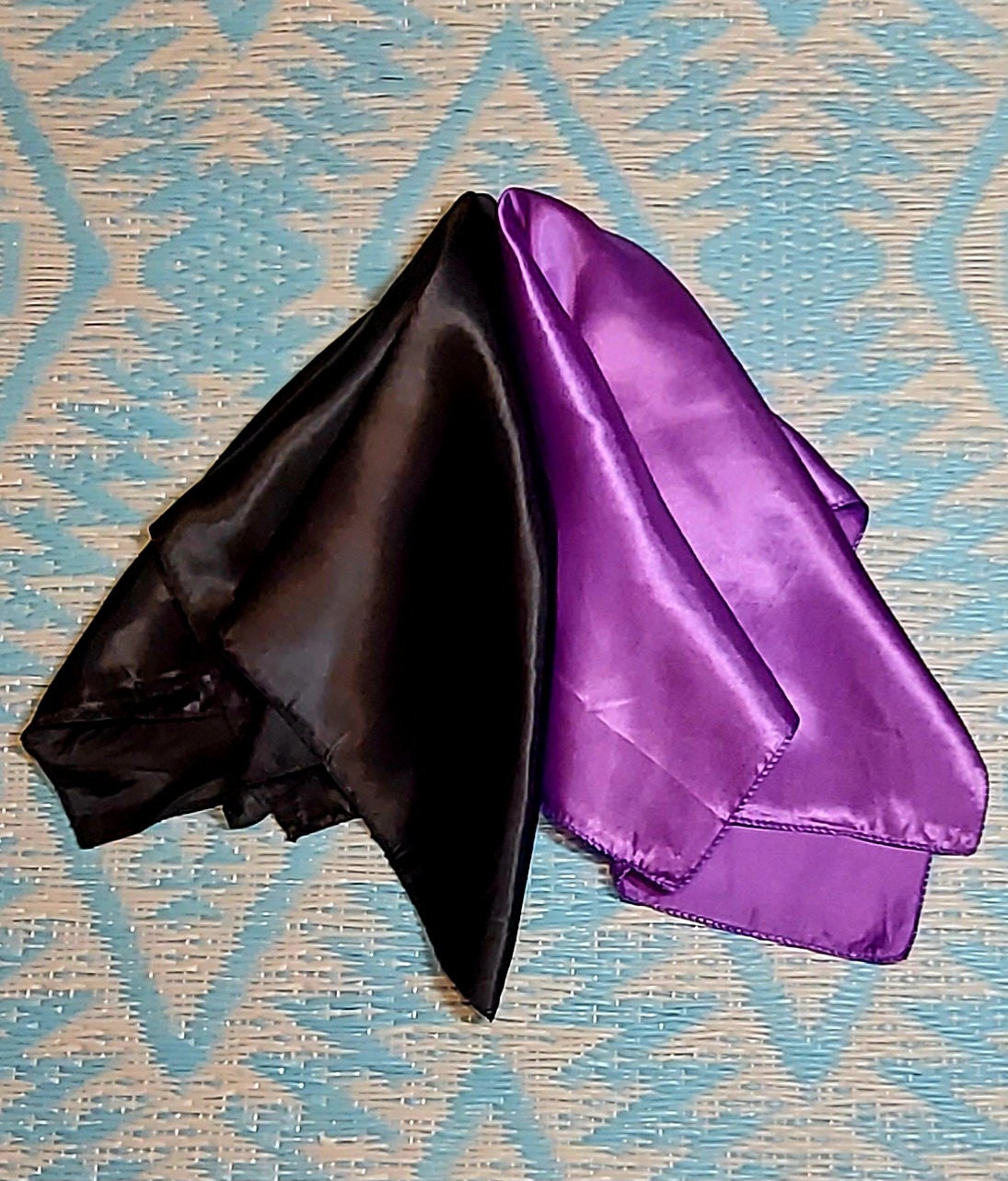 Mouchwa Vodou Scarf for the Lwa Loa Haitian Vodun Spirit Satin Silk ...