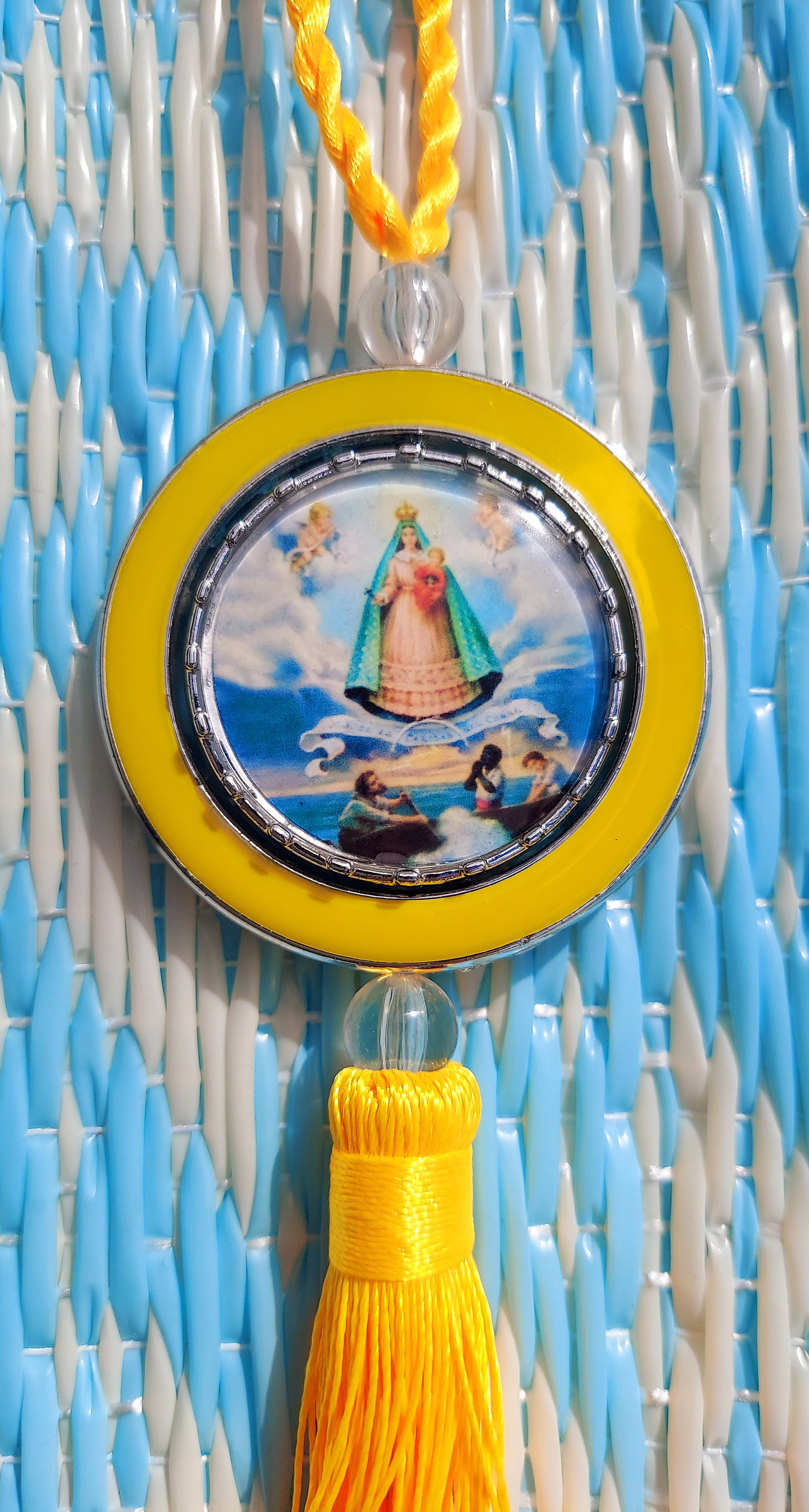 Saint Orisha Car Mirror Pendants Caridad Oshun Shango Sta Barbara ...