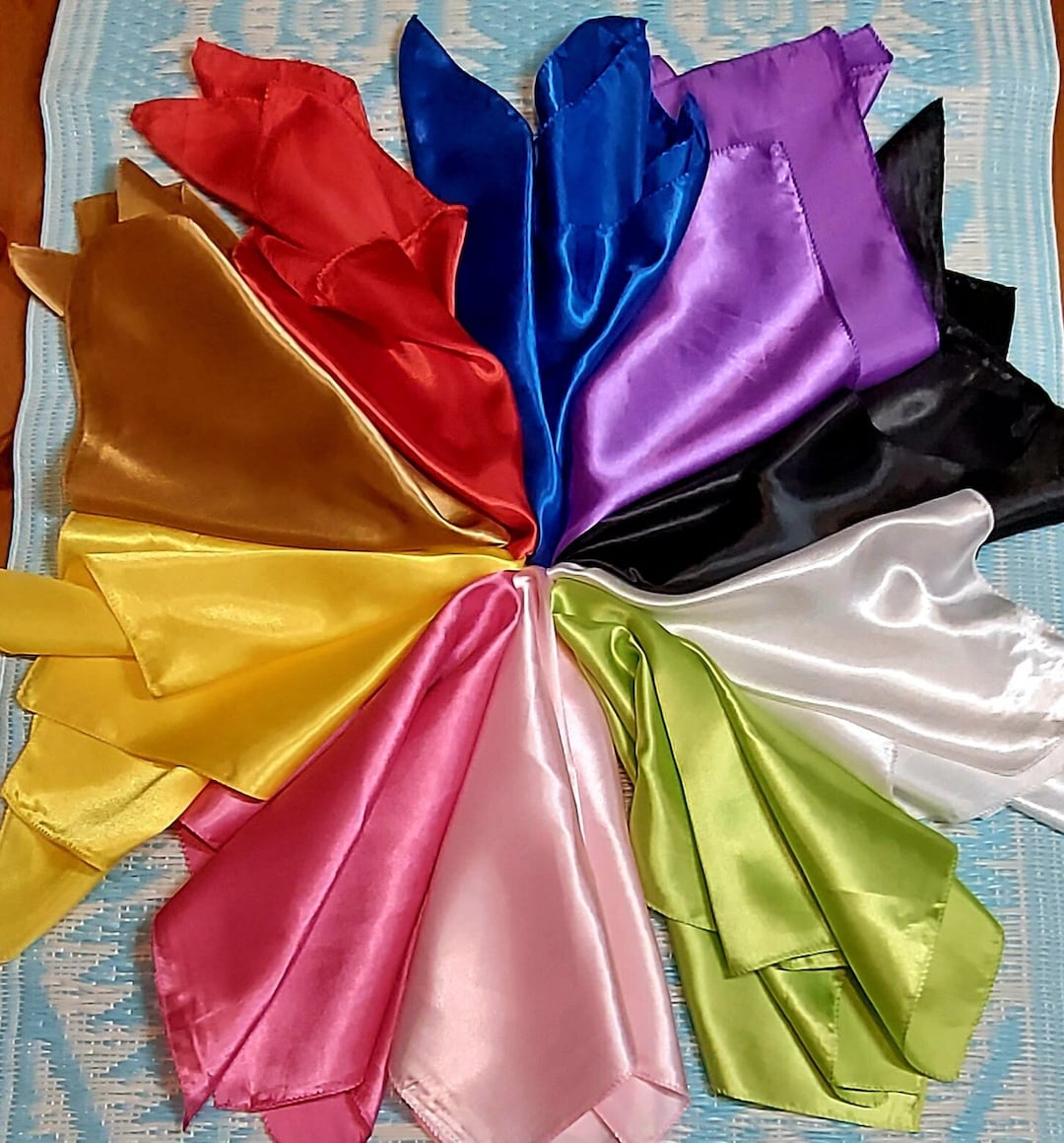 Mouchwa Vodou Scarf for the Lwa Loa Haitian Vodun Spirit Satin Silk ...