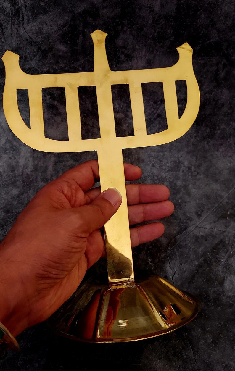 Brass Orisha Iroko Staff Ceiba Tempo Loco Orisa Yoruba Lucumi Santeria ...