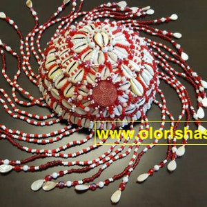 Dada Crown Bayani Shango Sango large Unique Hand Made Yoruba Orisa ...