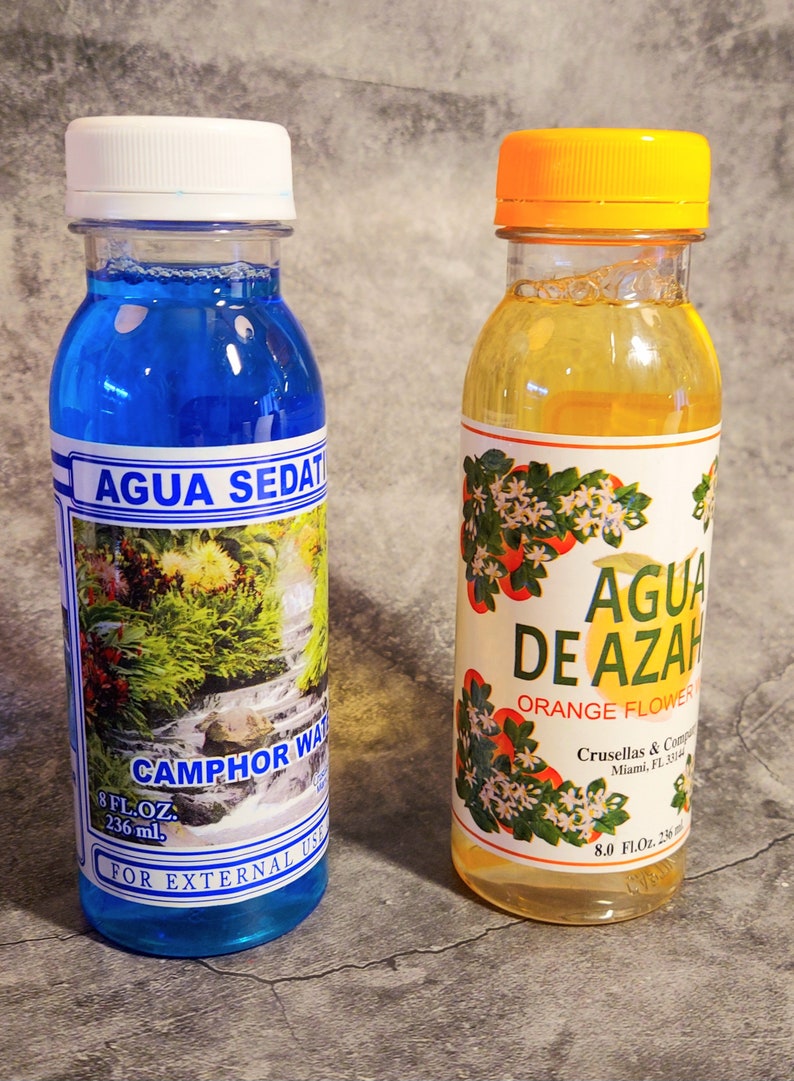 Camphor and Orange Waters Spray Spiritism, Orisha Florida Spirit Holy ...