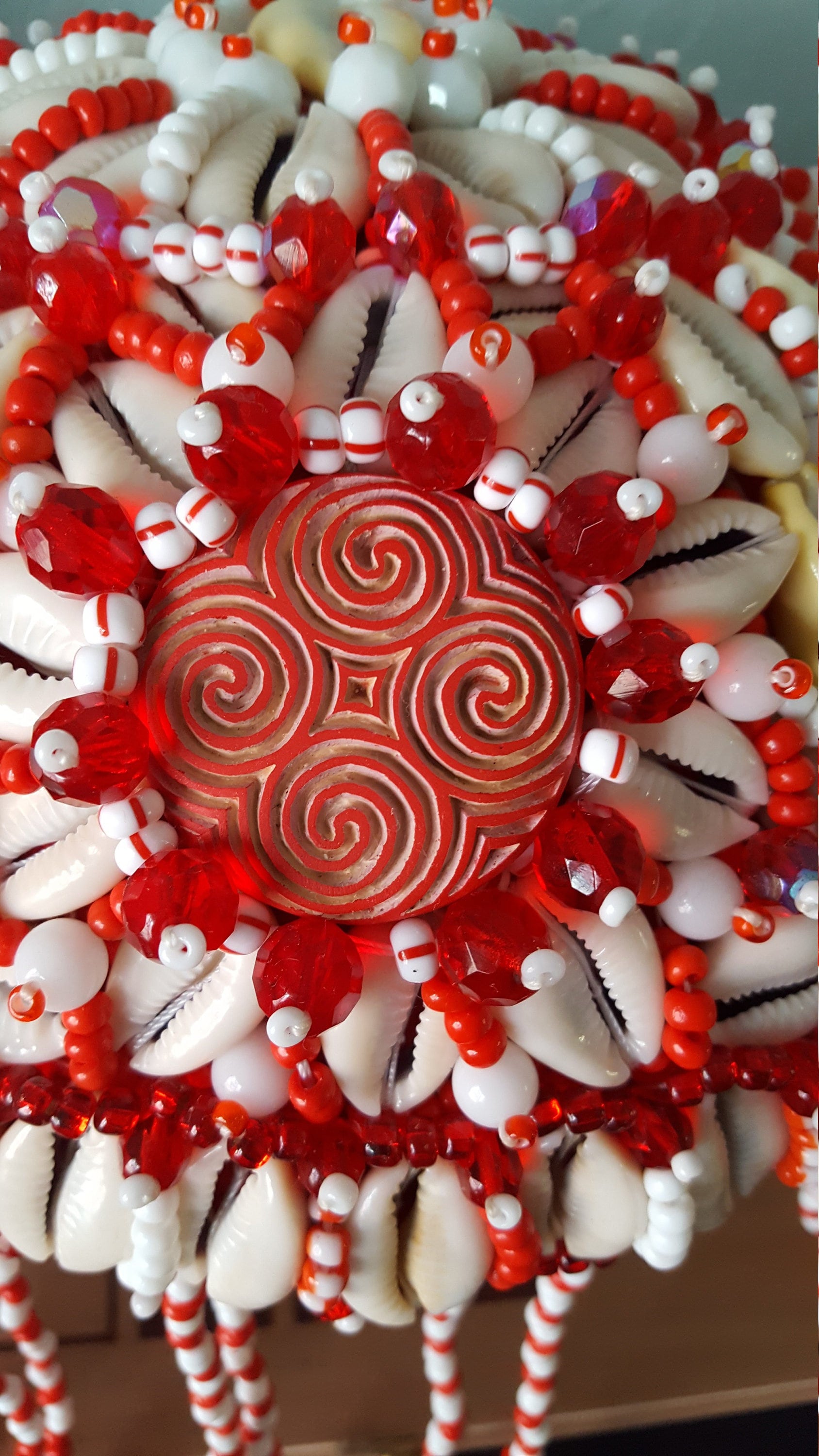 Dada Crown Bayani Shango Sango large Unique Hand Made Yoruba Orisa ...