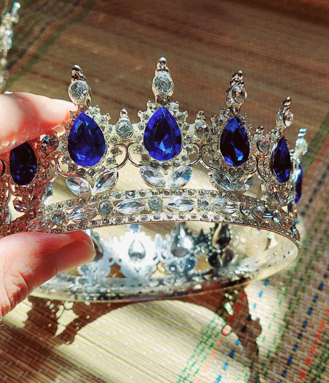 Orisha Crown Metal & Gemstone Obatala Oshun Oya Yemaya Ade Osha ...