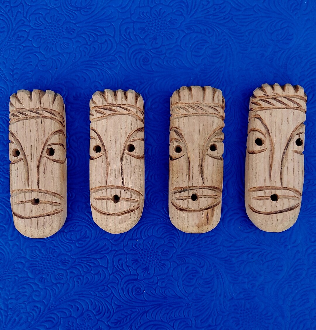 Wooden Masks Oya Yanza Olokun Orisha Tool-herramienta De Ifa Orisa Aje ...