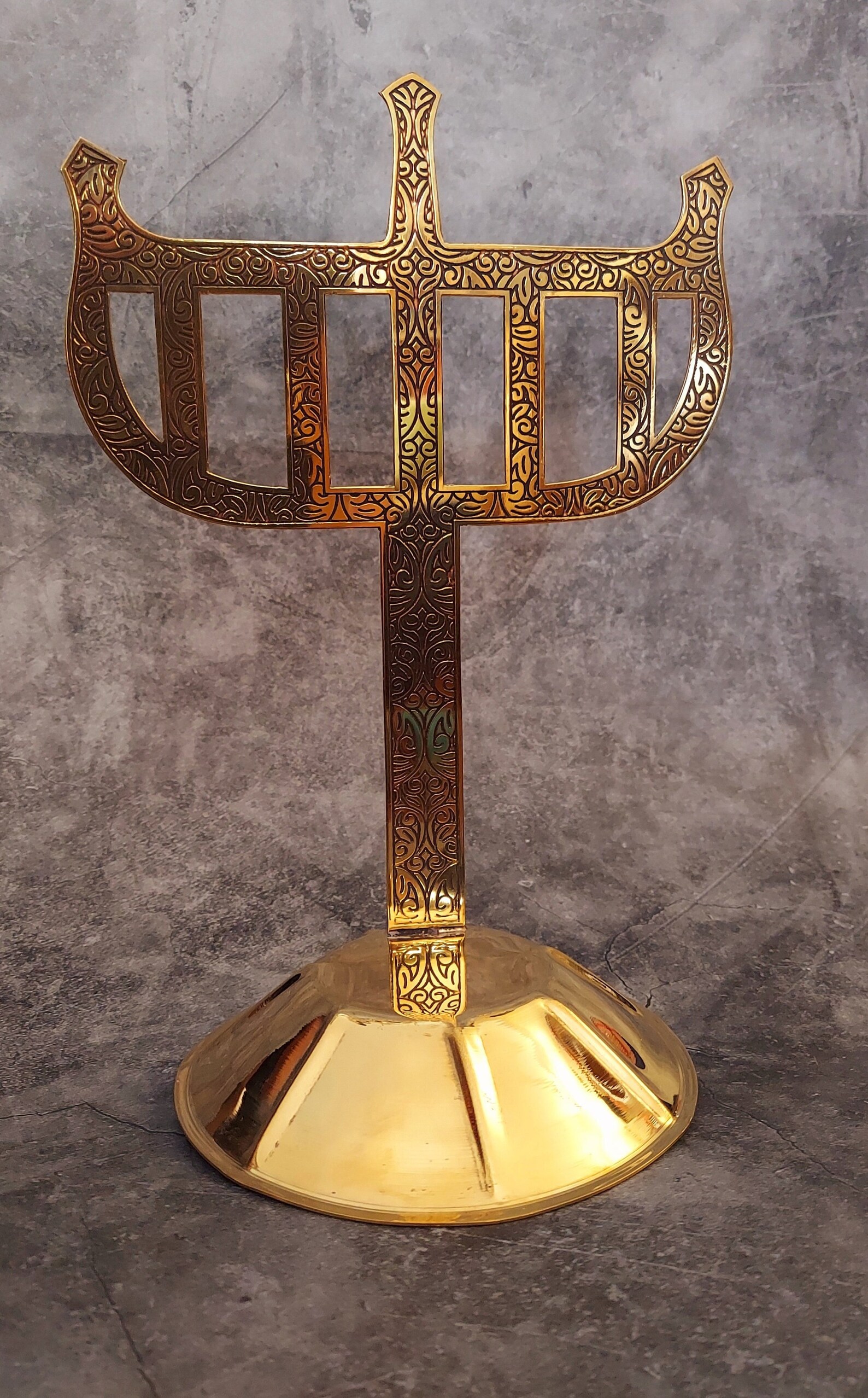 Brass Orisha Iroko Staff Ceiba Tempo Loco Orisa Yoruba Lucumi Santeria ...