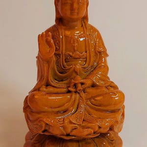 Quan Yin Statue Goddess of Compassion Resin Figure Delicate and ...