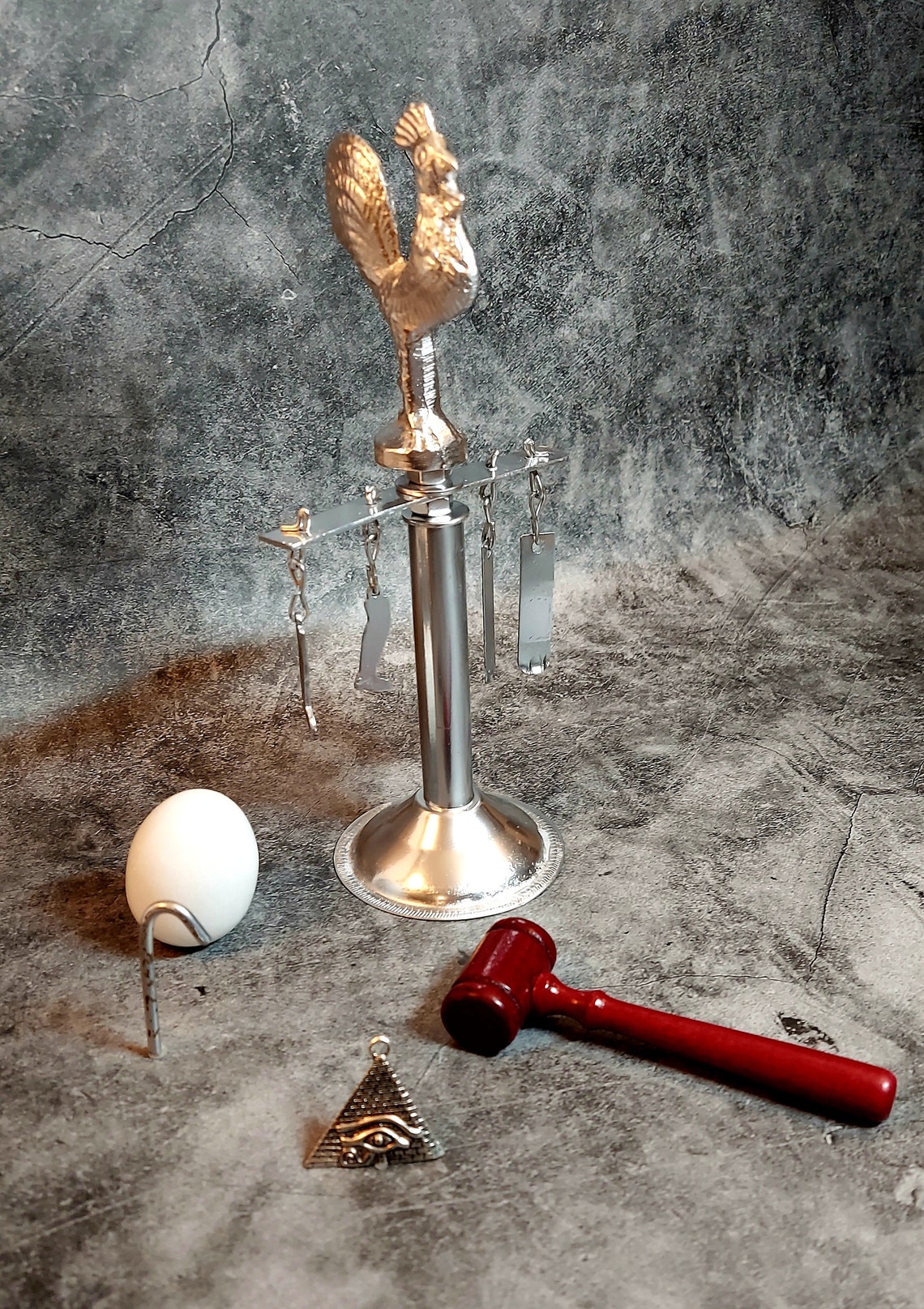 Agidai Osun Herramientas for Orisha Funfun Obatala Ocha Sopera Oshanla ...