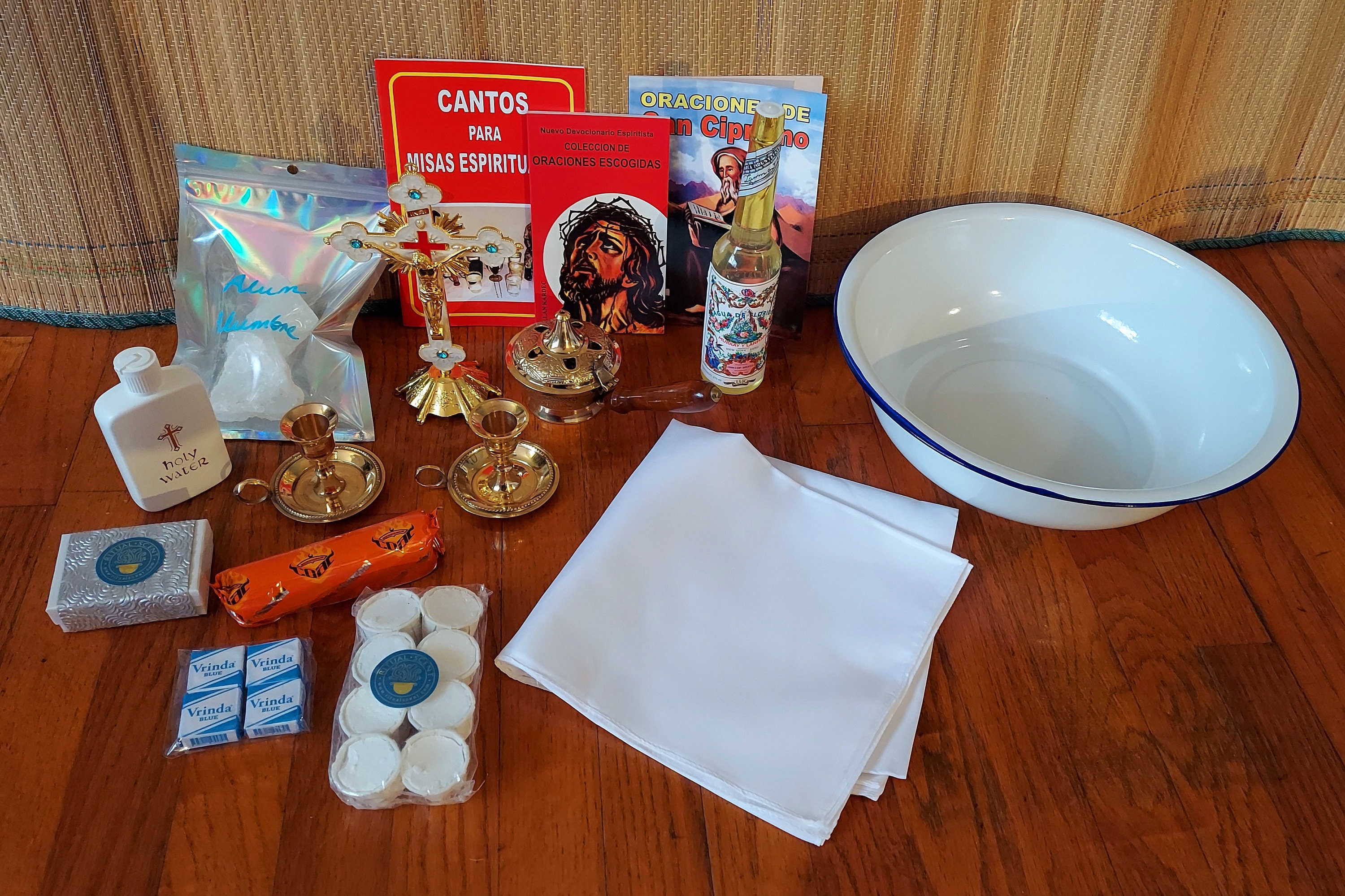 Boveda Set Misa Espiritual Spiritual Mass Altar Set Quality Complete ...