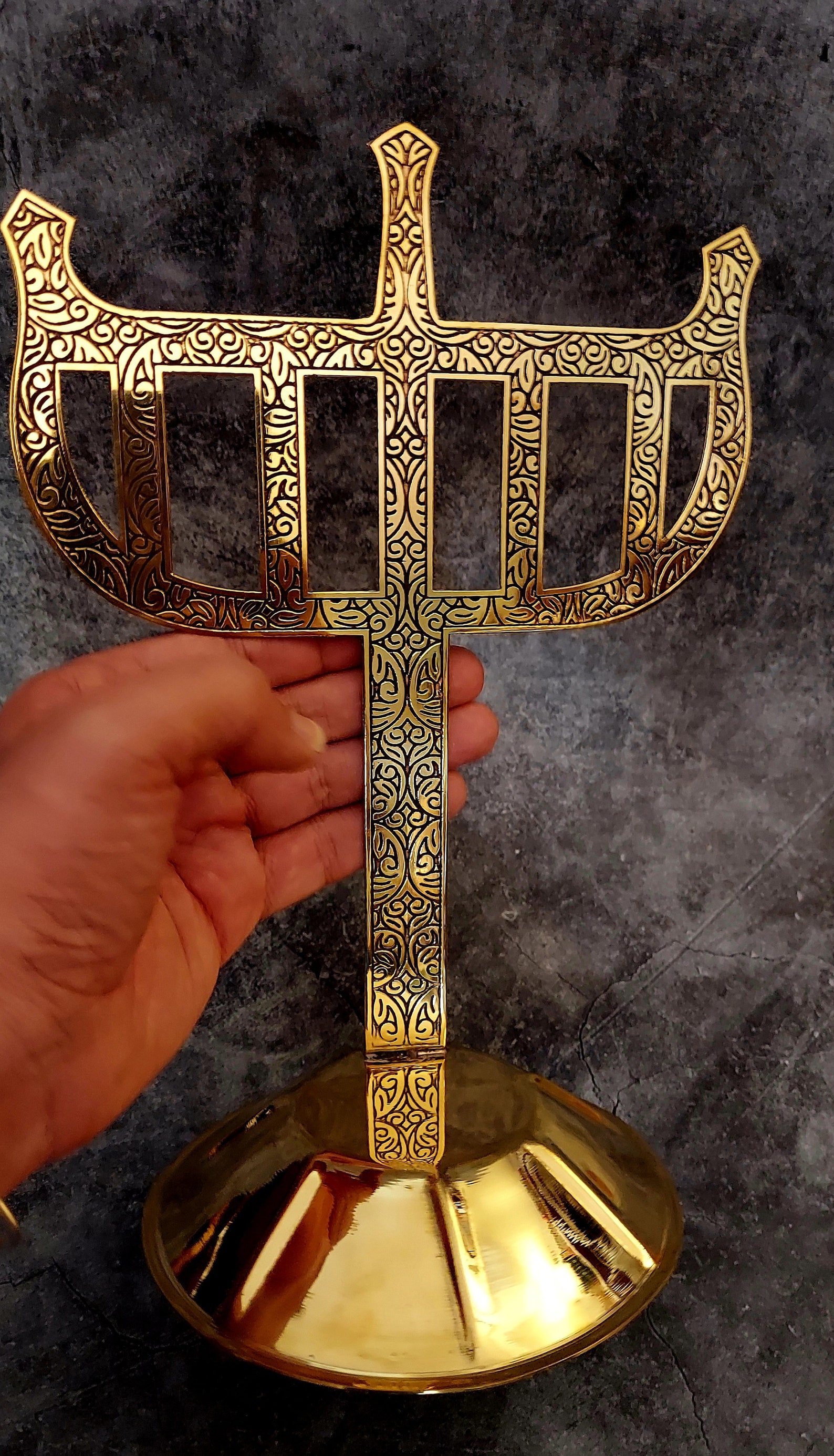 Brass Orisha Iroko Staff Ceiba Tempo Loco Orisa Yoruba Lucumi Santeria ...