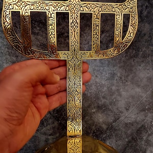 Brass Orisha Iroko Staff Ceiba Tempo Loco Orisa Yoruba Lucumi Santeria ...