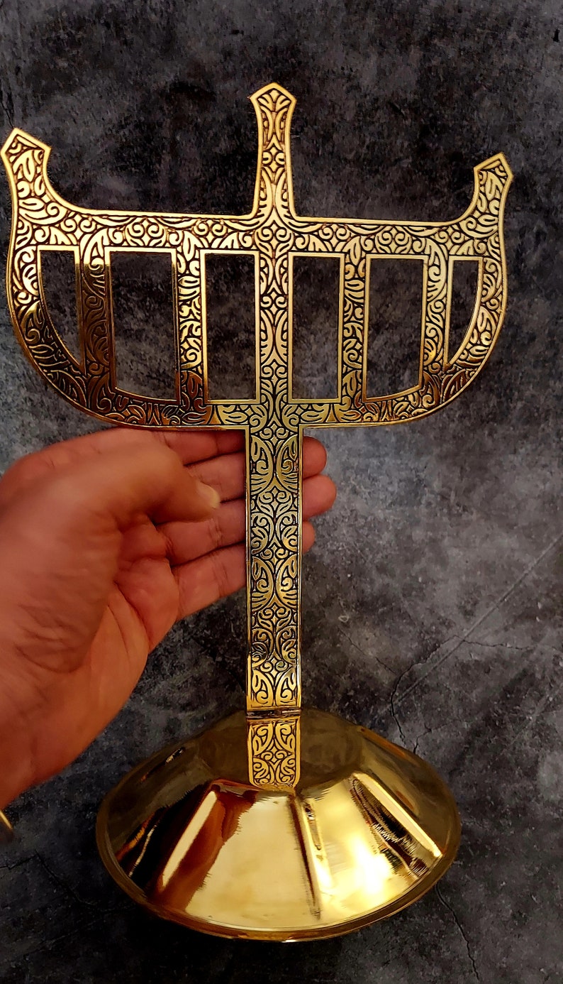 Brass Orisha Iroko Staff Ceiba Tempo Loco Orisa Yoruba Lucumi Santeria ...