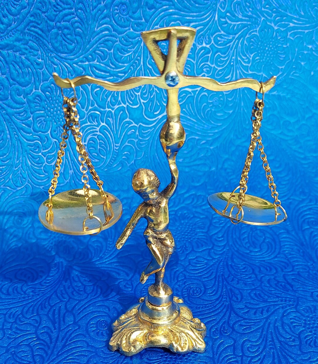 Brass Orisha Scale Odu Oshe De Odishe Ita Obatala Oshun Shango Yemaya ...