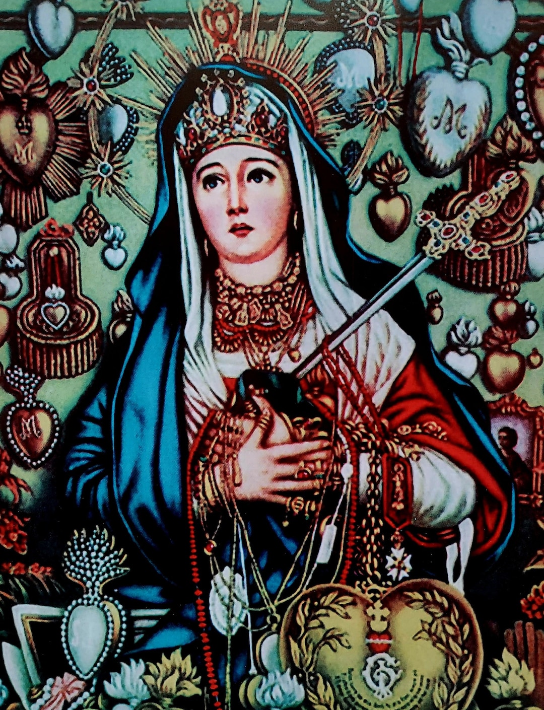 Erzulie Freda Image Ezili Fweda Dahomey Lwa Loa Mater Dolorosa Vodun ...