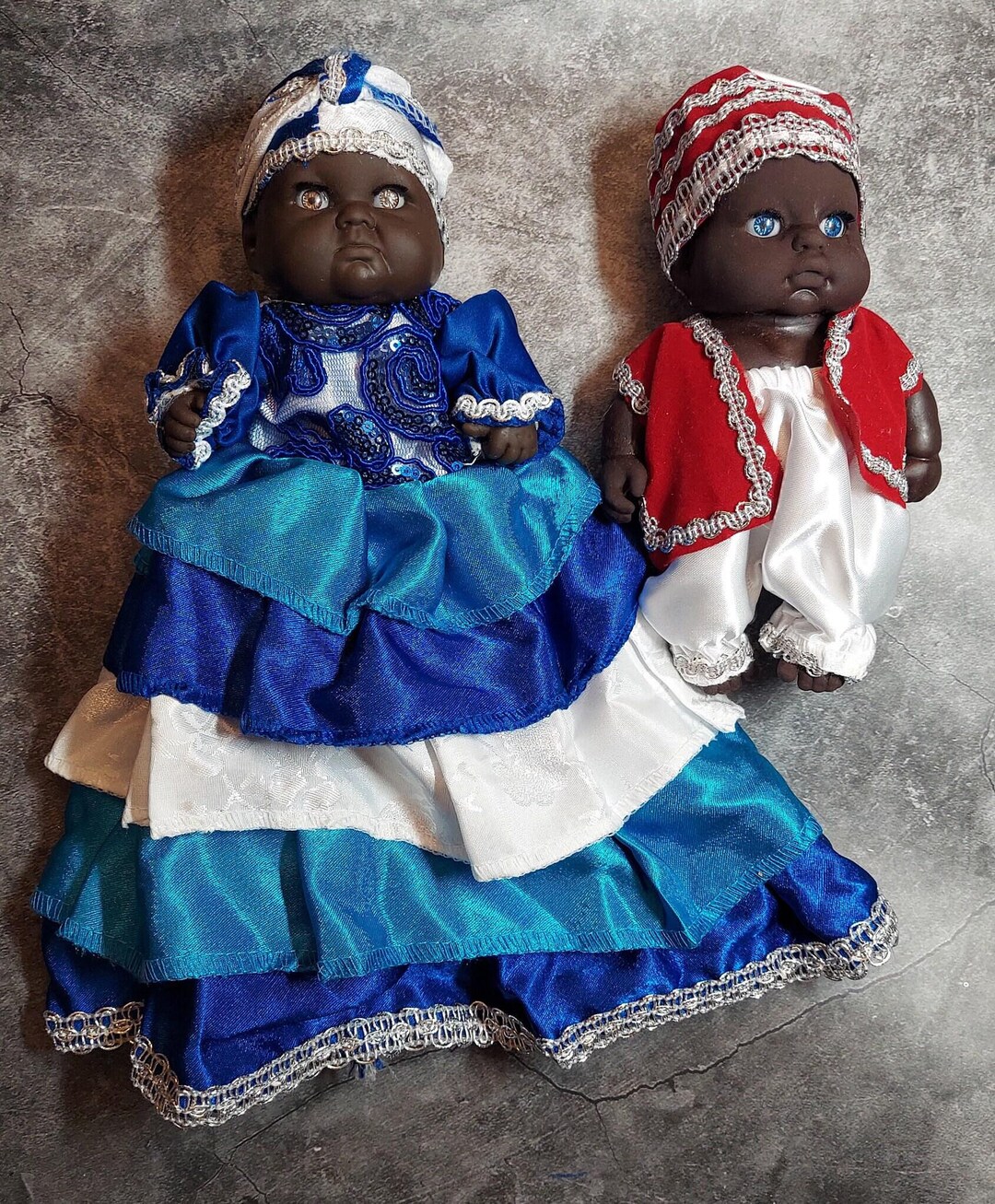 Ibeji Dolls Twins Jimagua Munecas Dressed Doll Sopera Bellis Ibeyis ...