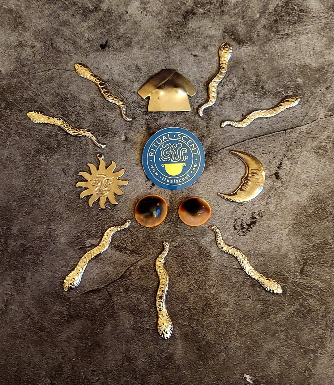 Nana Buruku Silver Metal Orisha Tools Babalu Arara Herramientas De ...