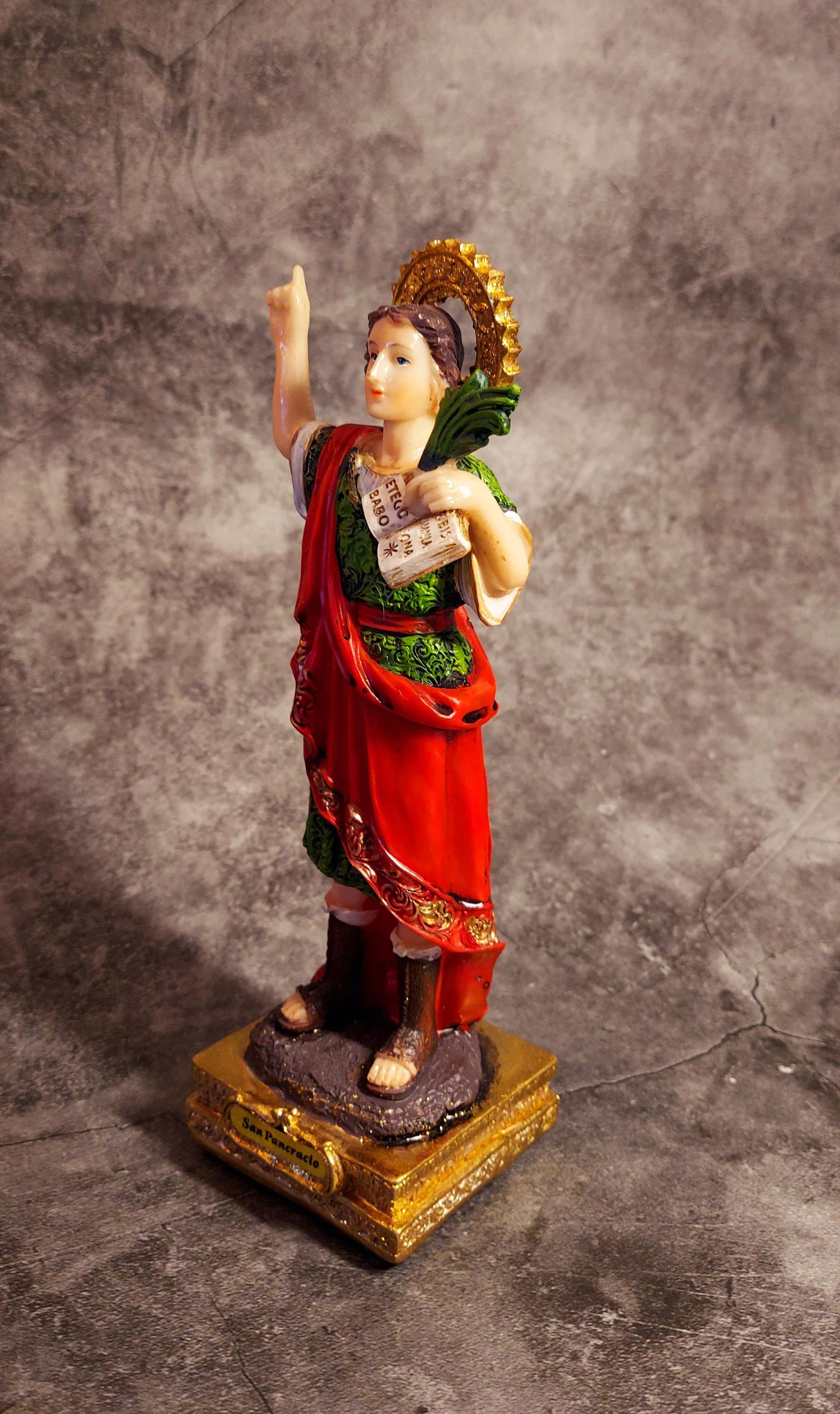 San Pancracio Saint Pancras Statue 9 Inch Figurine Resin Statue ...