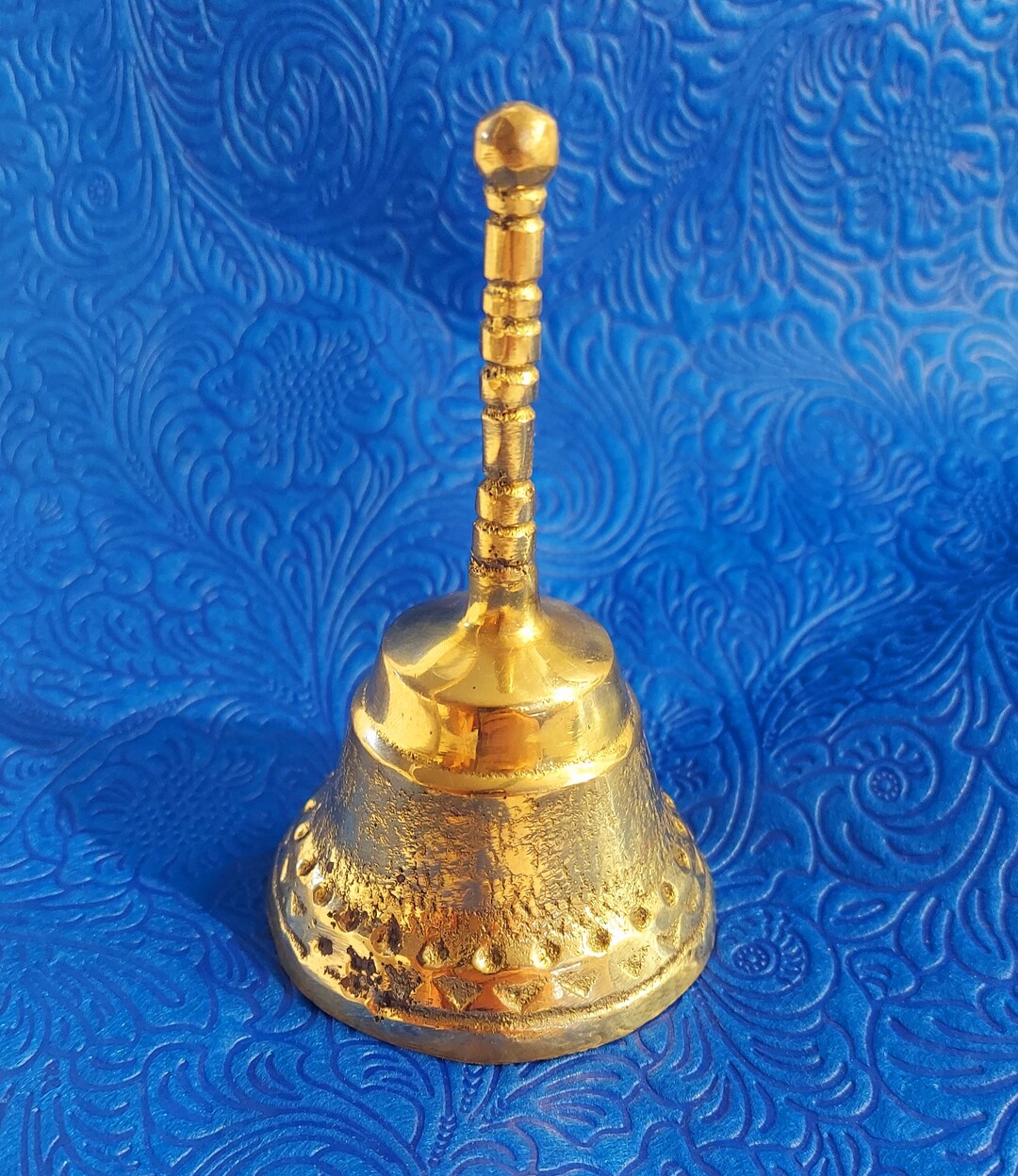 Brass Oshun Bell 5 Inches - for Yoruba Orisa Goddess, Polished Campana ...