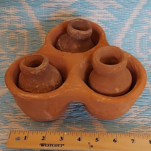 Marassa Vodou Clay Altar Twins PLAT MARASSA 3 BOUCHES Lwa Loa Vodun ...