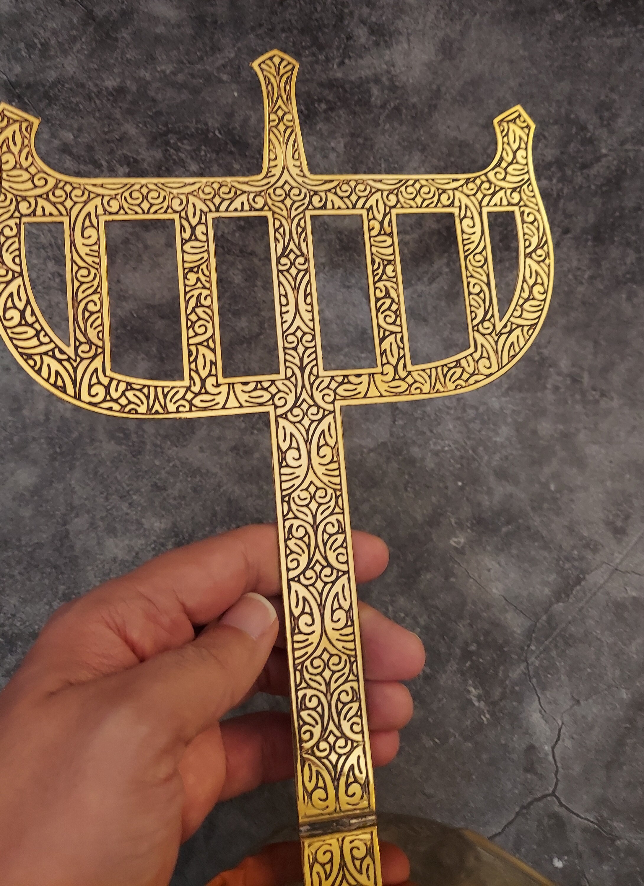 Brass Orisha Iroko Staff Ceiba Tempo Loco Orisa Yoruba Lucumi - Etsy