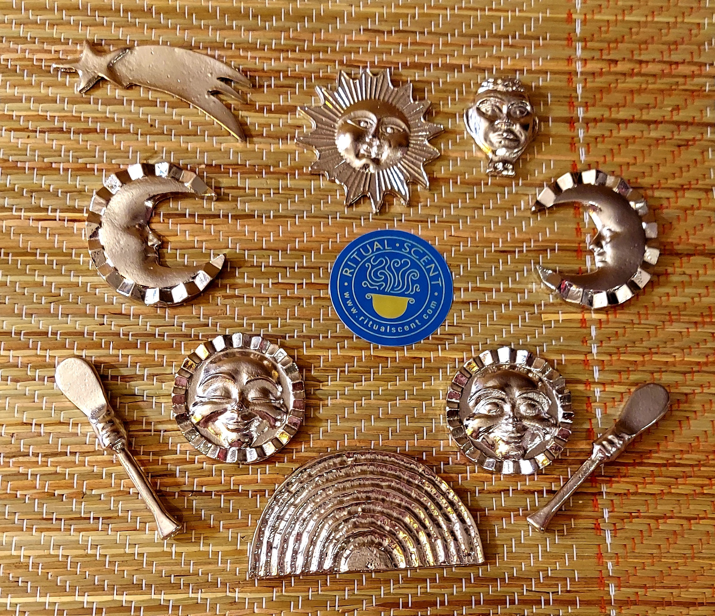 Ananagu Metal Orisha Tool Set Annanagume Olokun Olosa Iroko Dada Ocha ...