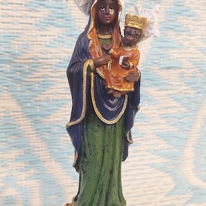 Ezili Danto Statue Erzulie Dantor Lwa Loa Figure 8" Santa Barbara ...