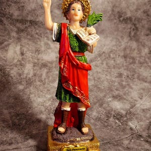 San Pancracio Saint Pancras Statue 9 Inch Figurine Resin Statue ...