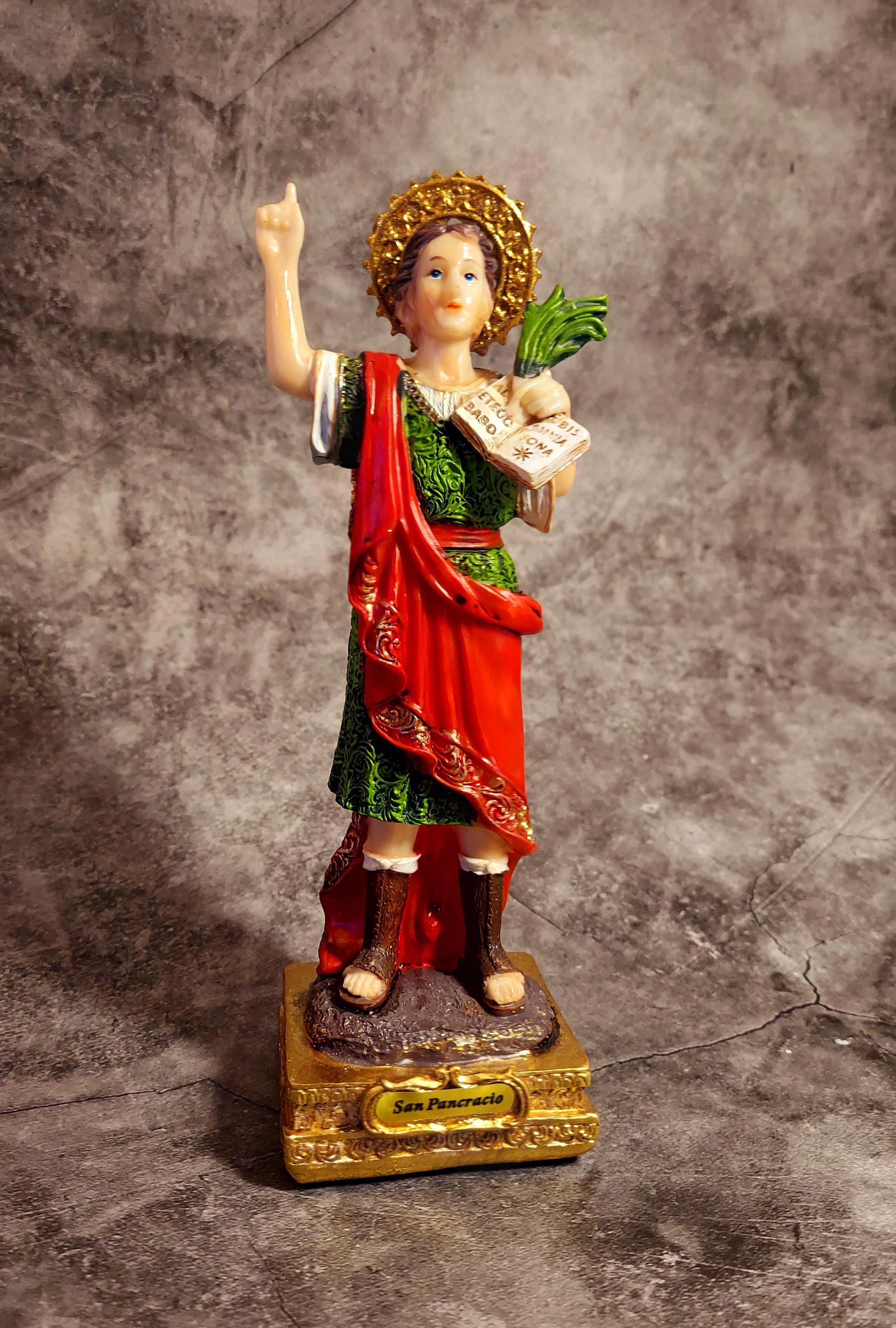 San Pancracio Saint Pancras Statue 9 Inch Figurine Resin Statue ...