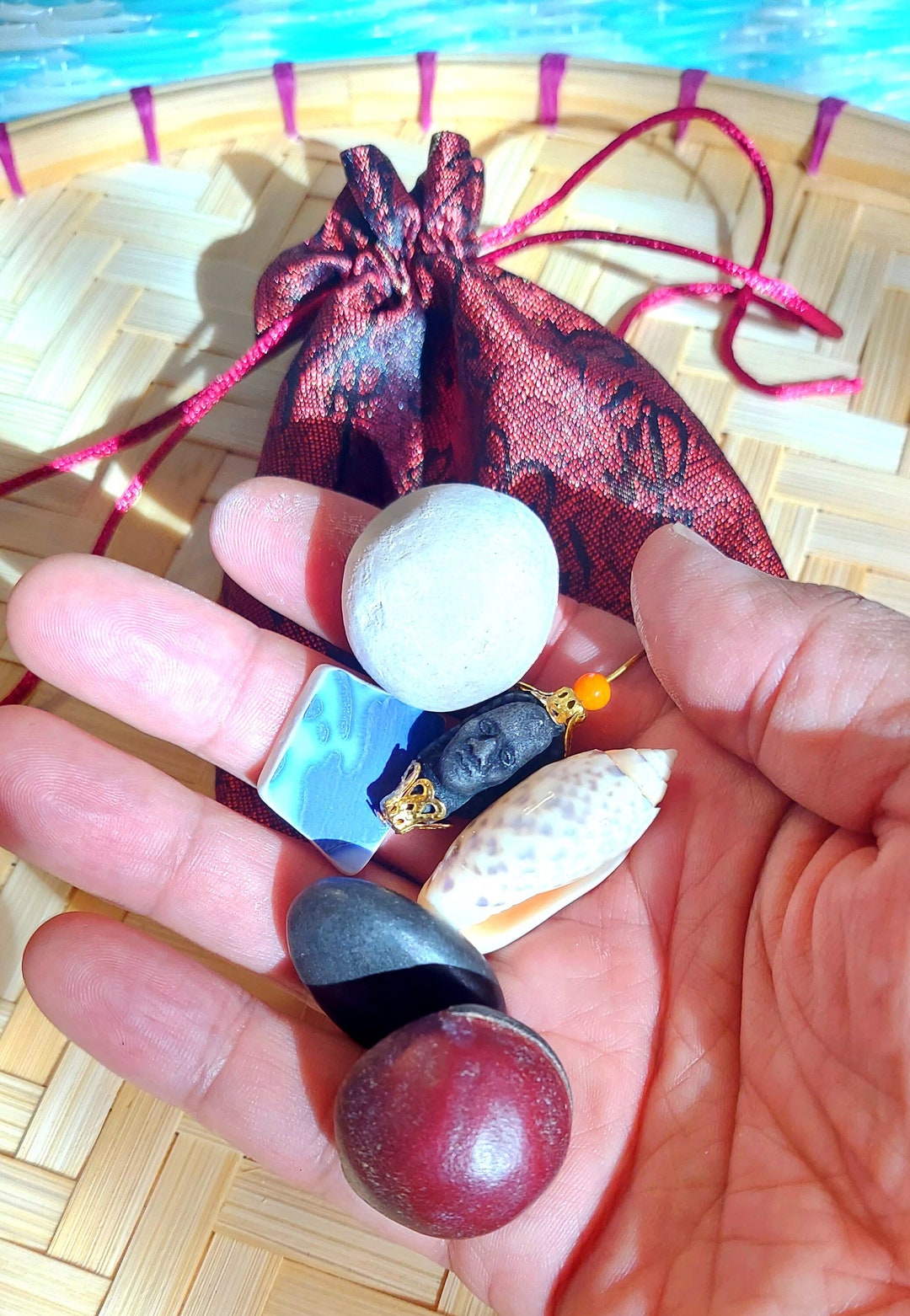 Divination Tools Ibo, Dilogun, Ifa Cowries Santeria Divination Yoruba ...