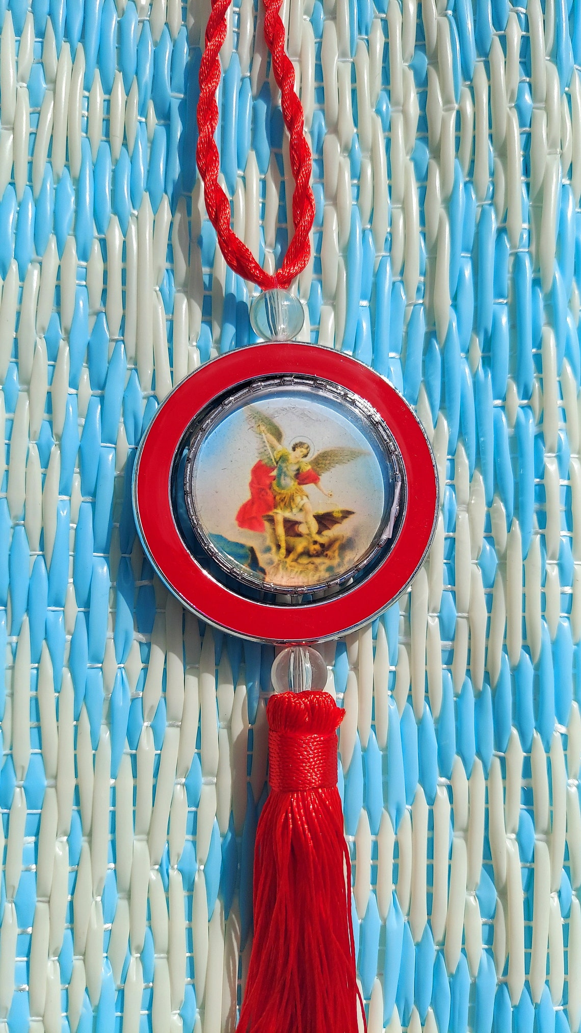 Saint Orisha Car Mirror Pendants Caridad Oshun Shango Sta Barbara ...