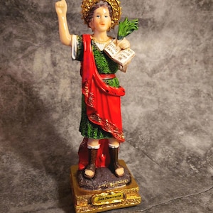 San Pancracio Saint Pancras Statue 9 Inch Figurine Resin Statue ...