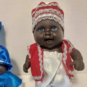 Ibeji Dolls Twins Jimagua Munecas Dressed Doll Sopera Bellis Ibeyis ...