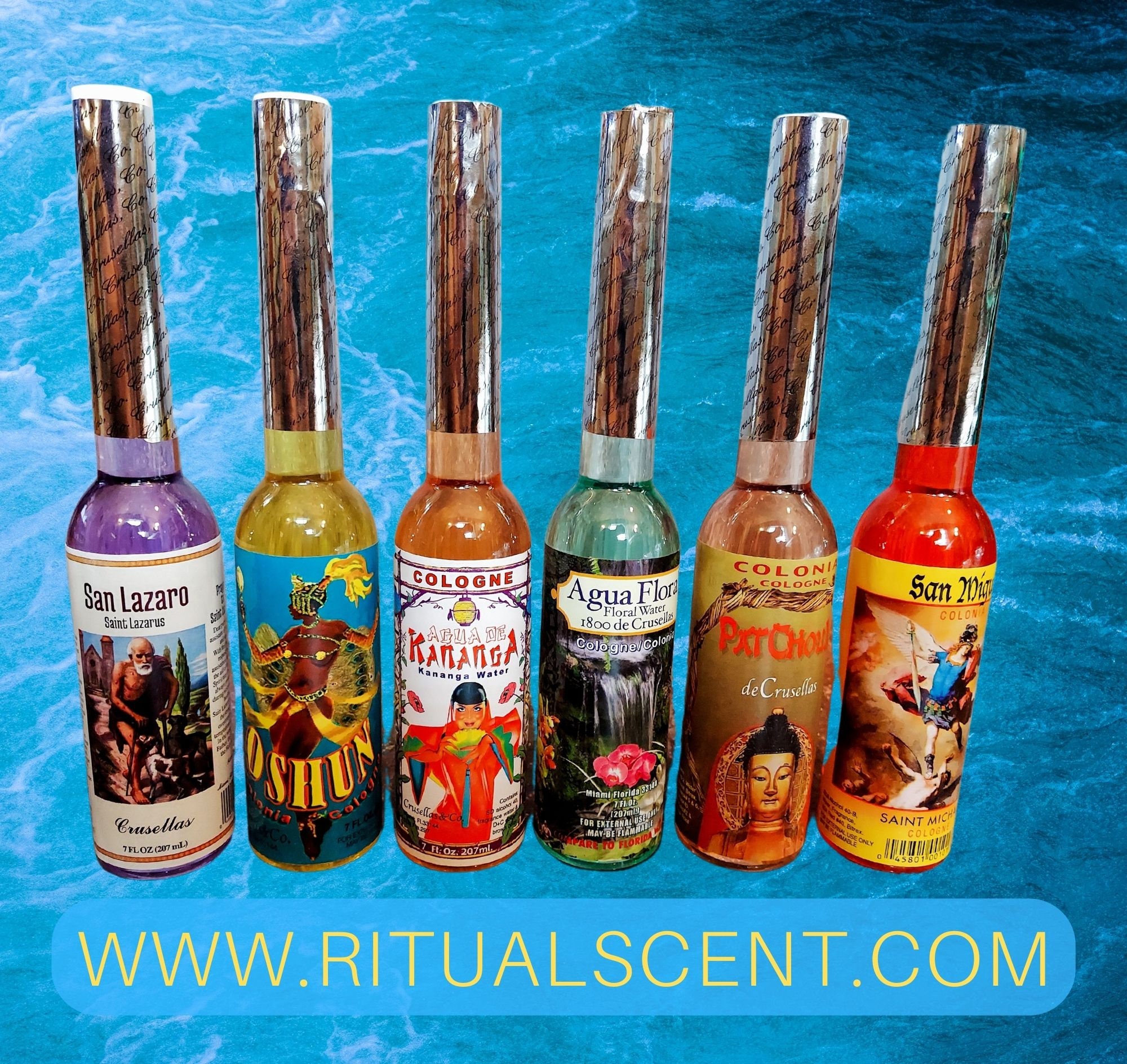 Florida Water Colognes for Bóveda Spiritism, Orisha Spirit Drawing ...