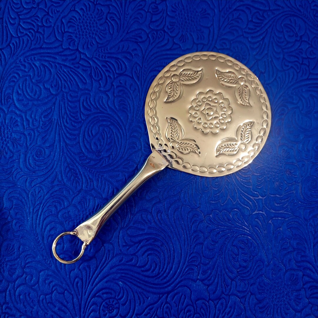 Oshun Fan Brass 7" Fan Abebe Osun Ide Ore Yeyeo Osun Oxum Orisa Yoruba ...