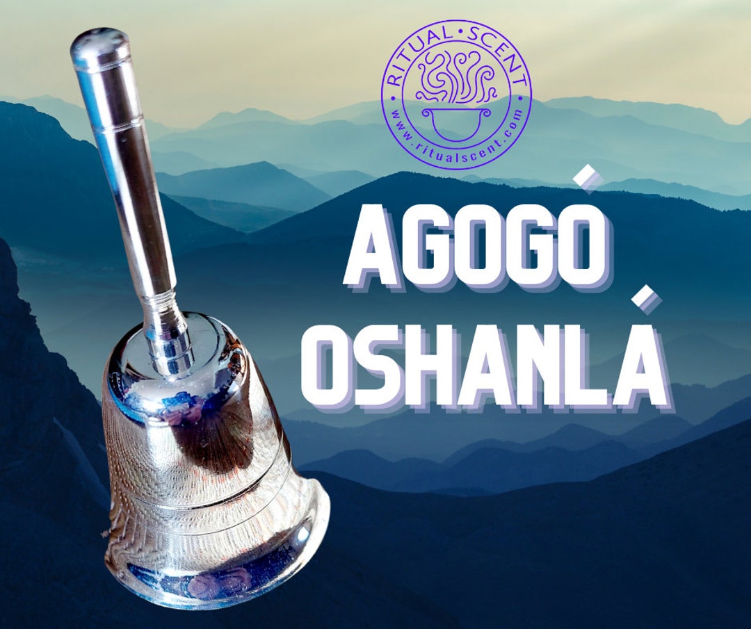 Silver Oshanla Obatala Bell 3 Inches - Oduduwa Obatala Orisanla Yoruba ...