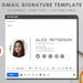 Gmail Email Signature Template | A Modern Email Signature | Custom ...
