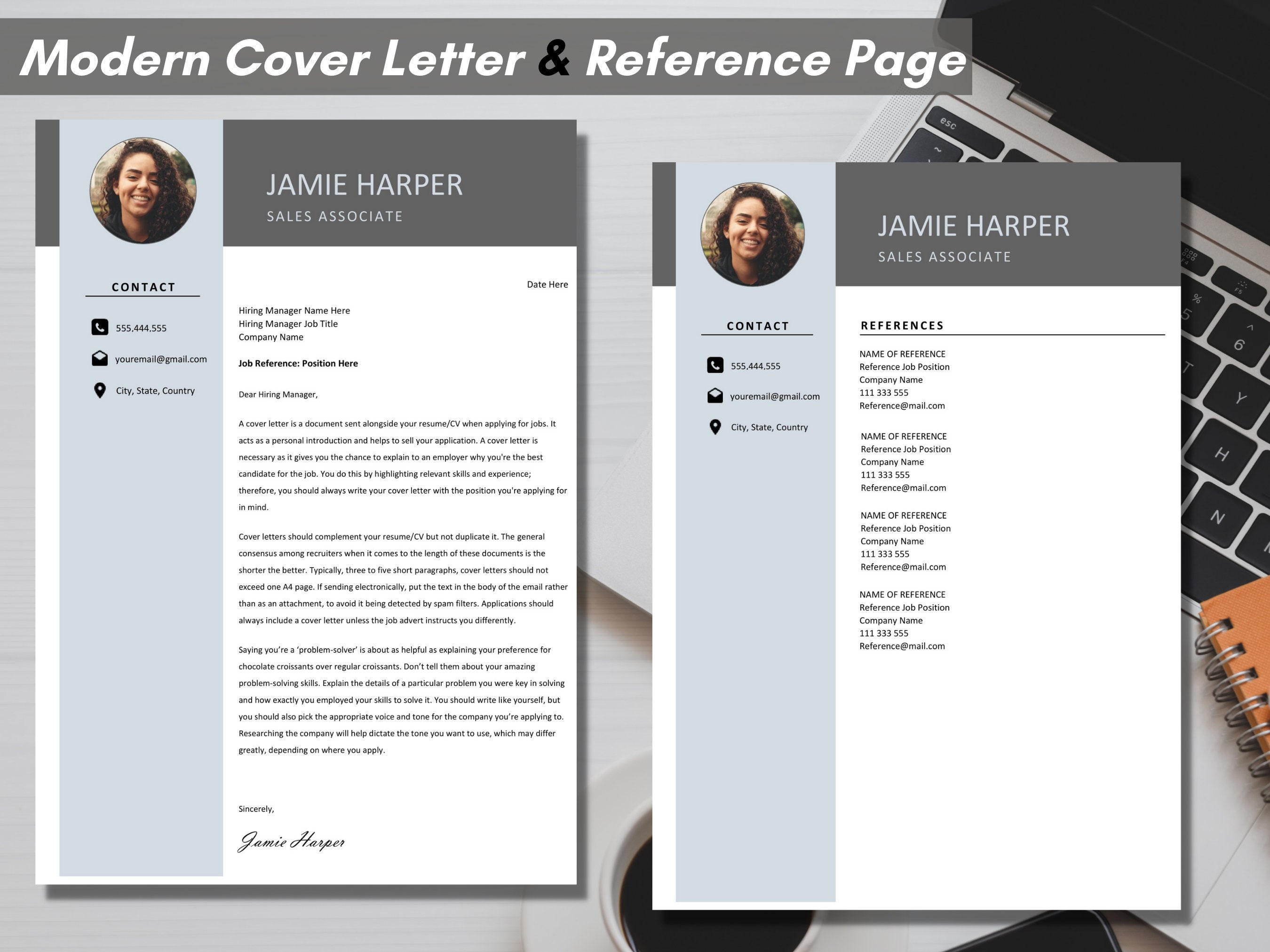 Clean Modern Executive Resume Template 2022, Resume Template ...